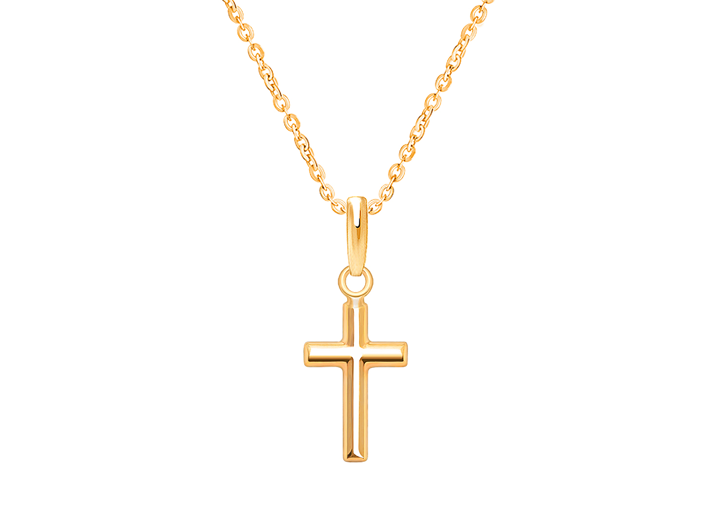 14k gold faith necklace store